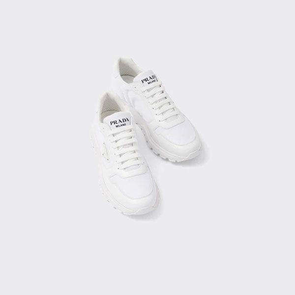 プラダ PRAX1 Re-Nylon ブラッシュドレザー スニーカー 2色 プラダ PRAX1 Re-Nylon ブラッシュドレザー スニーカー 2色